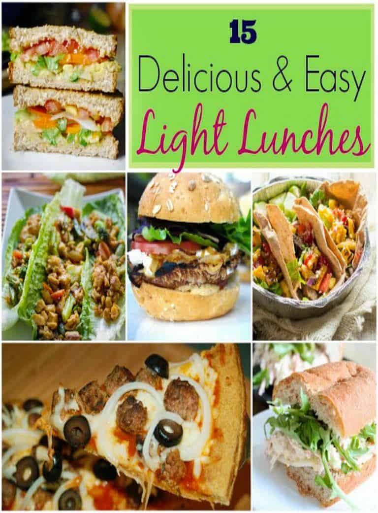15 Delicious Easy Recipes For Light Lunches