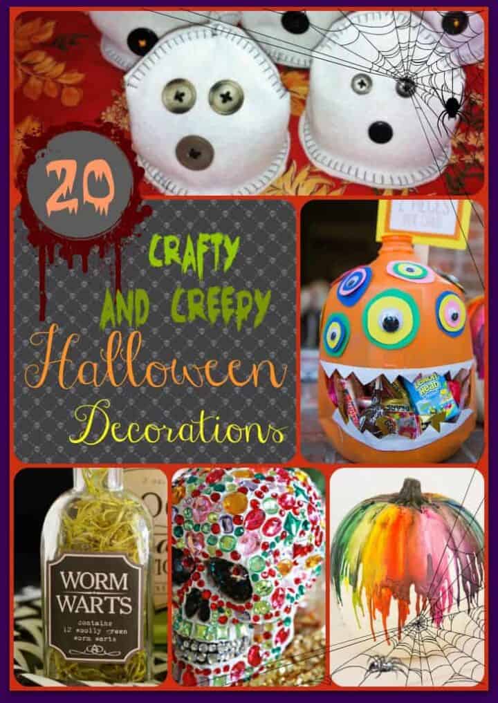 20 Crafty & Creepy Halloween Decorations