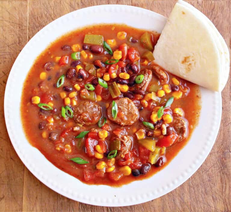 Mexican Bean Soup, Hearty Home Cooked Flavor in 20 Mins