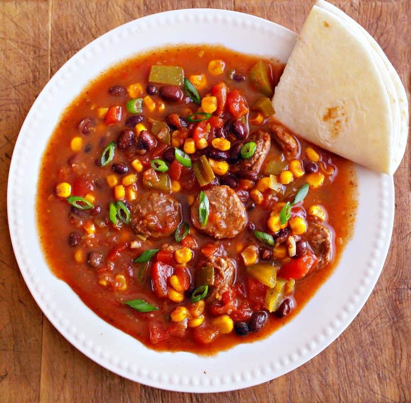 Mexican Bean Soup, Hearty Home Cooked Flavor in 20 Mins