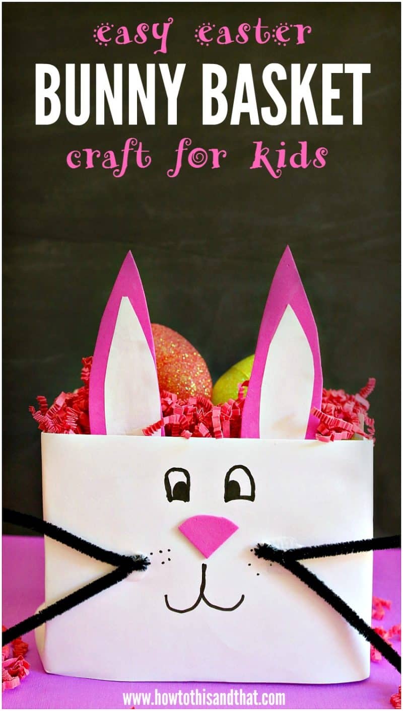 Easy Easter Bunny Basket Craft- DIY Kids RECYCLE K CUP BOX