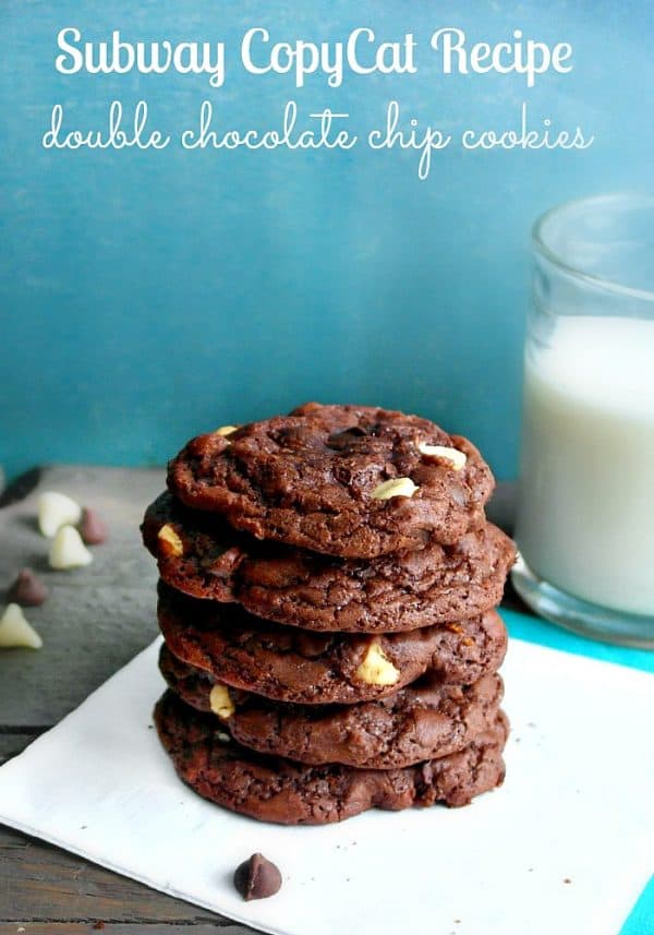 Subway Copycat Double Chocolate Cookies Recipe