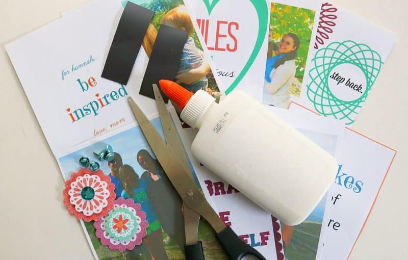 DIY Inspirational Mini Memory Book- Back To School Locker Decor!