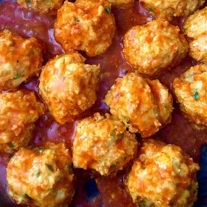 General Tso Chicken Meatballs, Regular & Keto Version