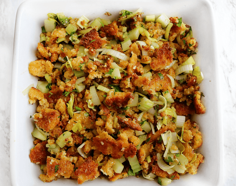 Keto Stuffing Recipe Crunchy, Low Carb & Gluten Free!