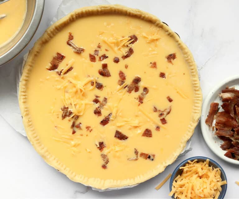 Easy Basic Quiche Recipe + VIDEO and 4 Flavor Ideas