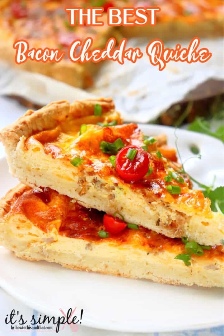 Easy Basic Quiche Recipe + VIDEO and 4 Flavor Ideas