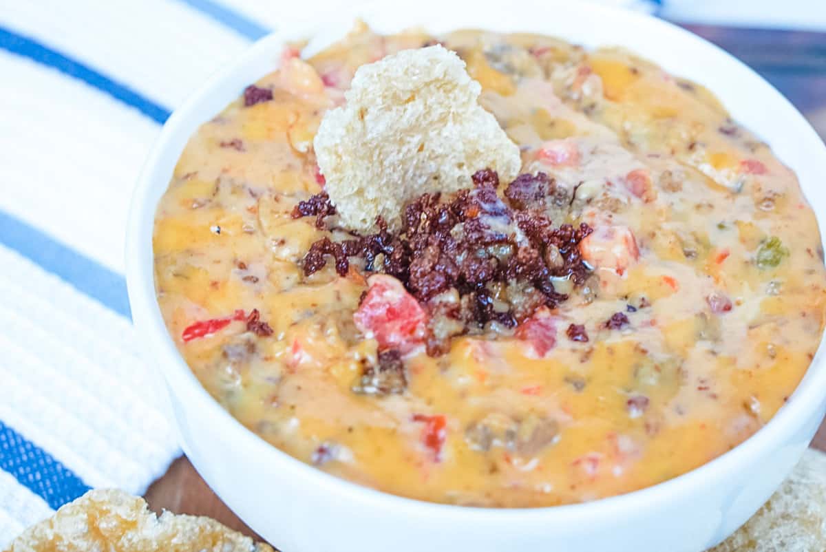 3 Ingredient Sausage Dip with Rotel