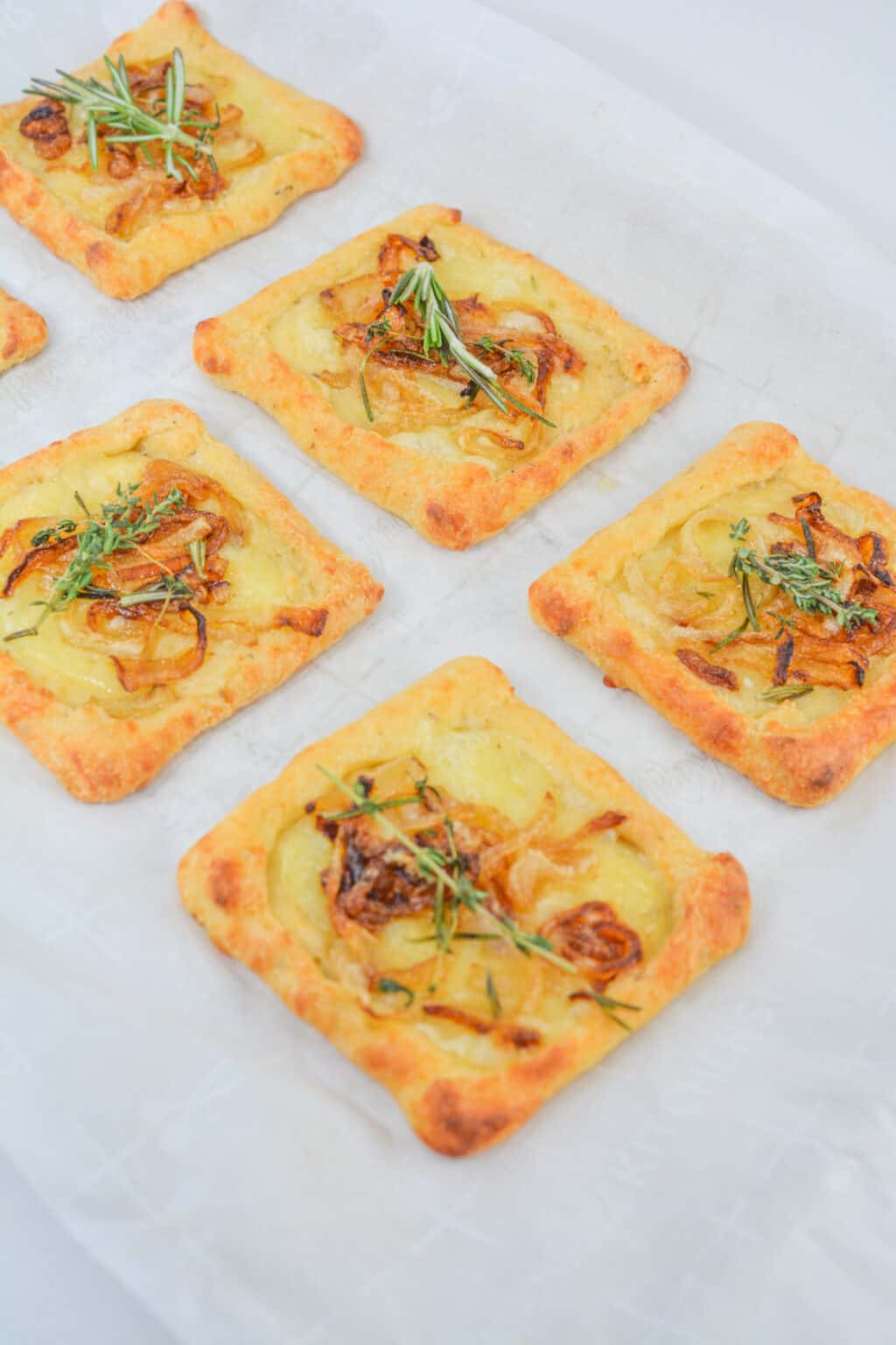 Keto Caramelized Onion and Brie Tart