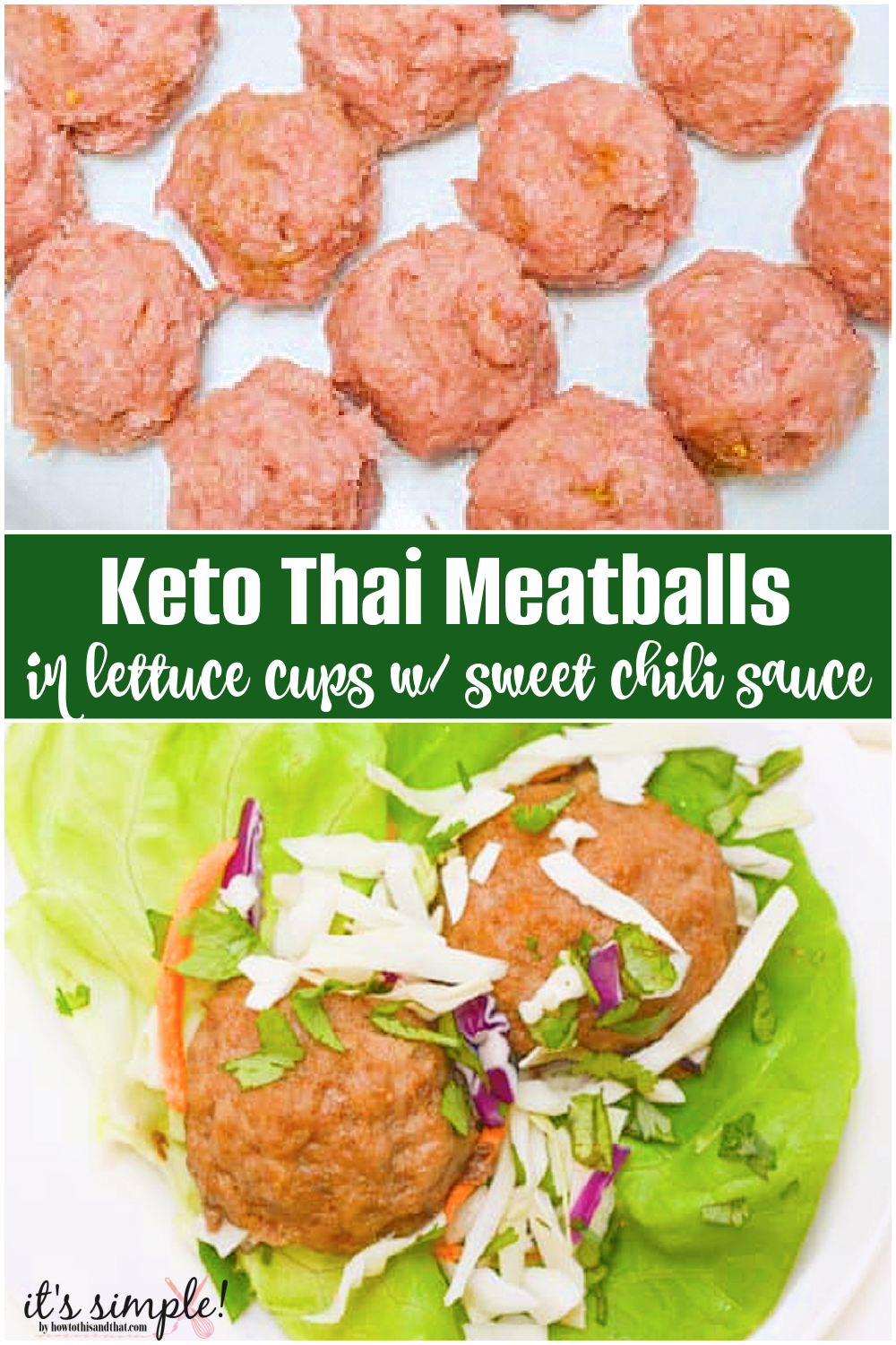 Keto Thai Meatballs, Easy Recipe