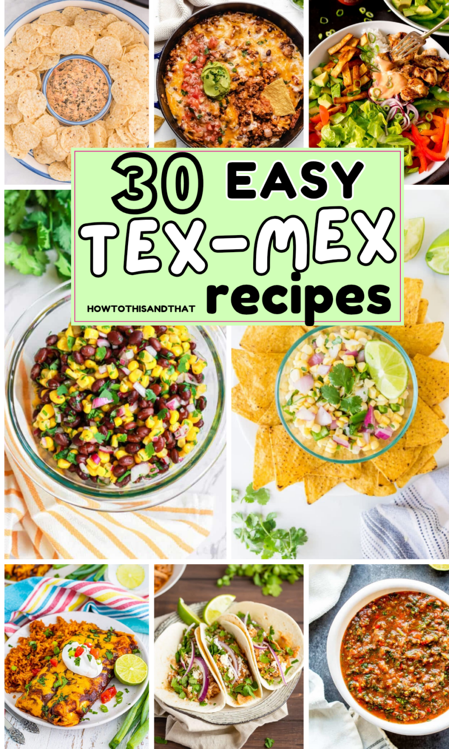 Easy Tex-Mex Recipes - It's Simple by HowToThisandThat