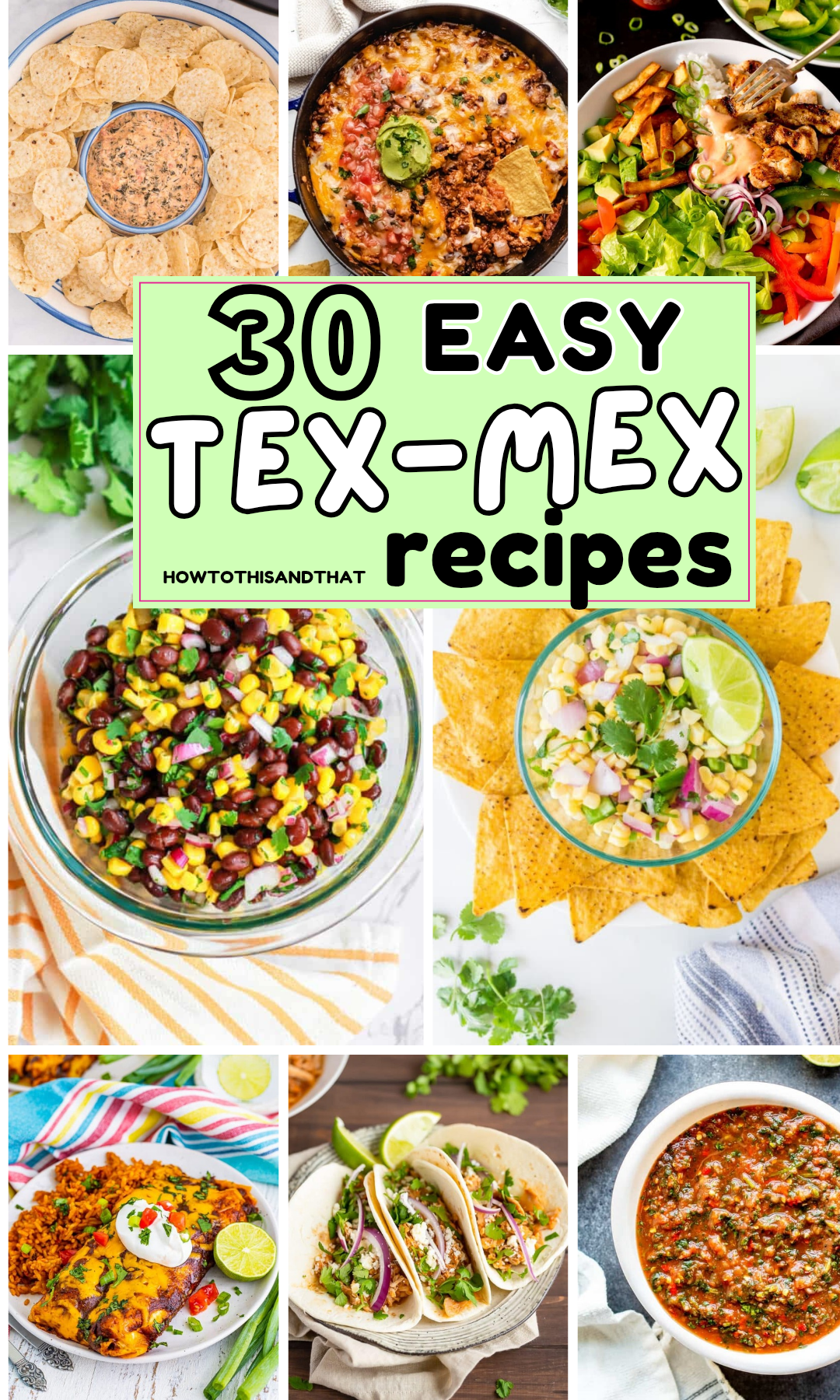 Easy Tex-Mex Recipes - It's Simple by HowToThisandThat