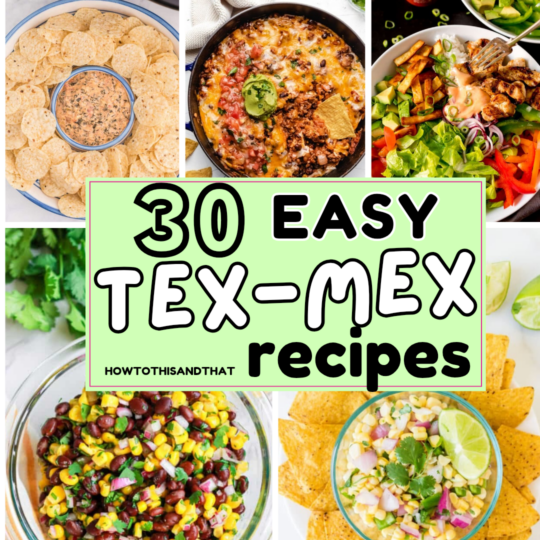 Easy Tex-Mex Recipes - It's Simple by HowToThisandThat