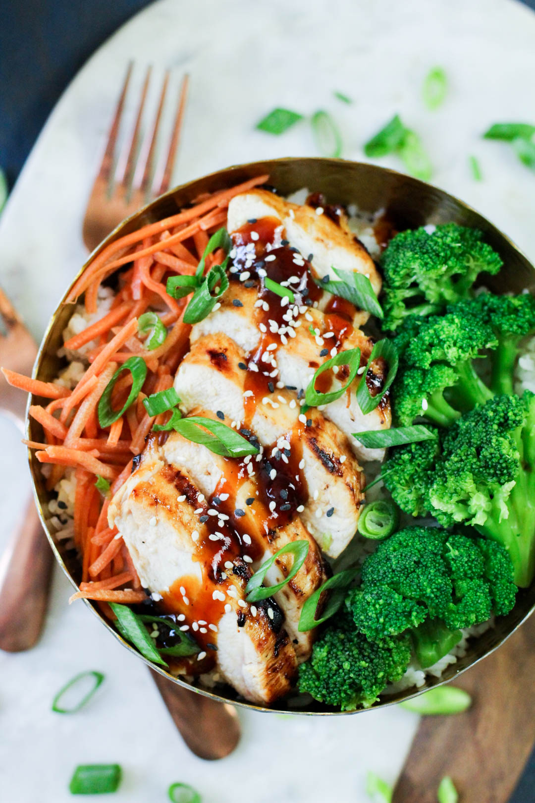 General Tso's Grilled Chicken Bowl Recipe